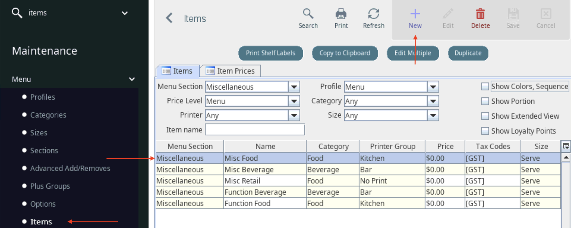 Automatic Item Notes – OrderMate Help Guides